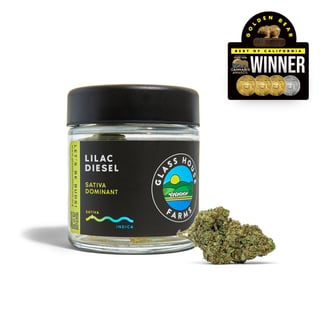 Lilac Diesel | Glass House Farms | Cannabis Strain - Purple Lotus