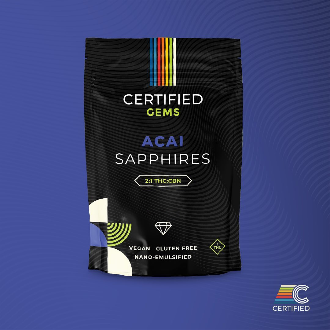 2:1 Acai Gems Sapphires CBN [10pk] (100mg) | Certified Cultivators ...