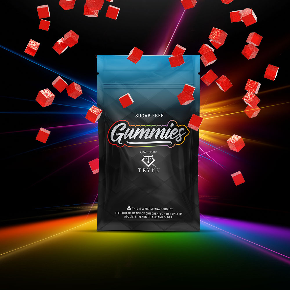 Strawberry Kiwi (100mg) | Tryke | Sugar Free Gummies - Jane