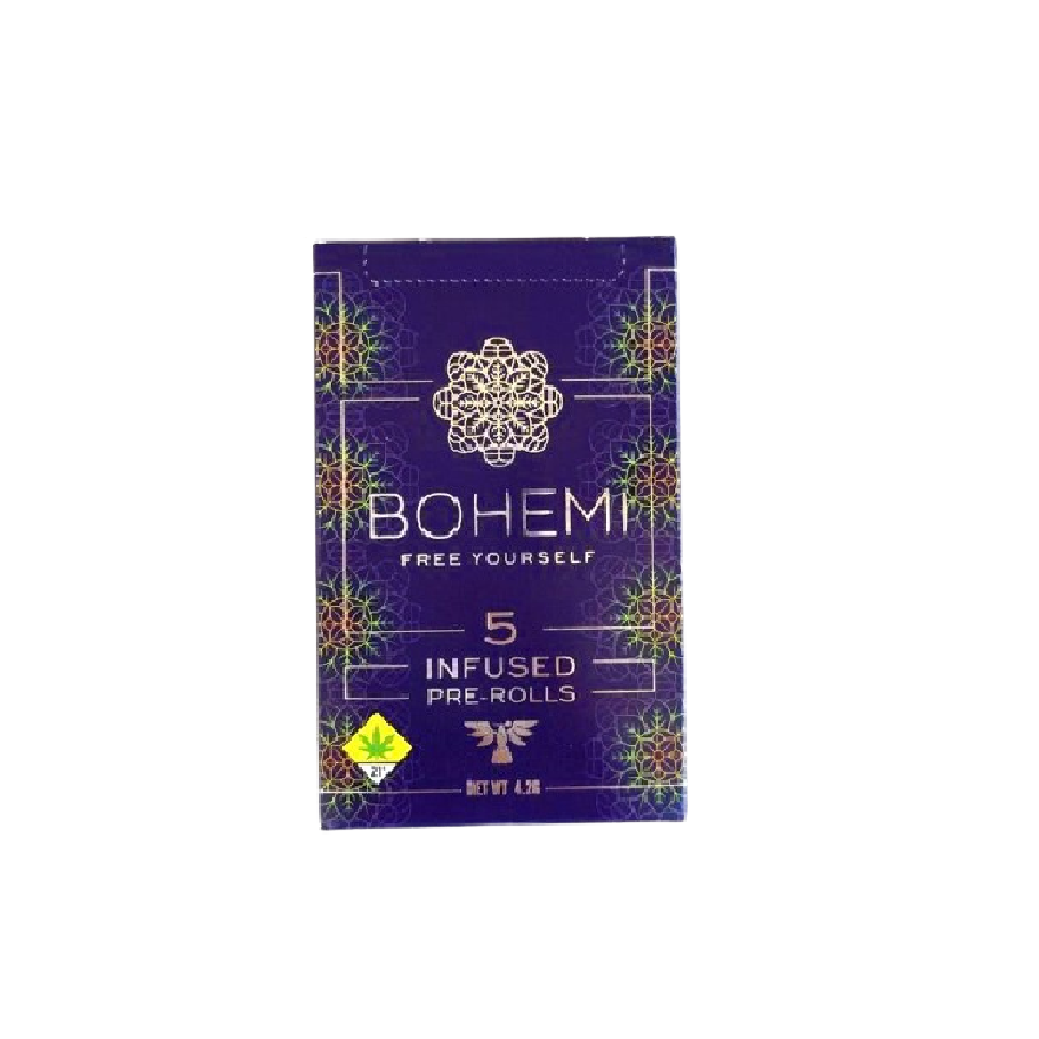 Forbidden Purple Punch [.5g] | Bohemi | 5 Pack Infused Pre Roll - Jane