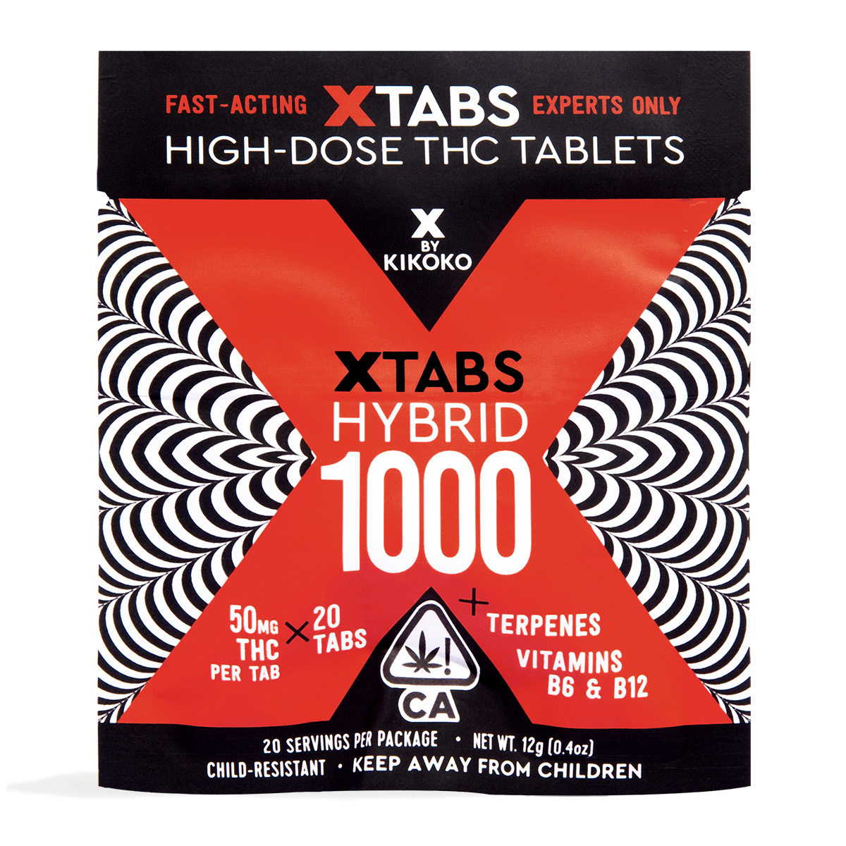 XTabs Hybrid 20pk 1000mg KIKOKO Tablets Jane XTabs Hybrid 20pk 1000mg KIKOKO Tablets Jane