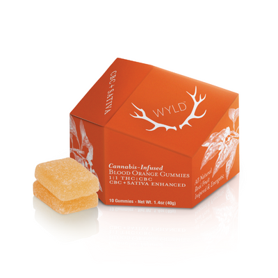 *HIGH DOSE* Blood Orange 1:1 CBC + Sativa Enhanced Gummies | 200mg | MI ...