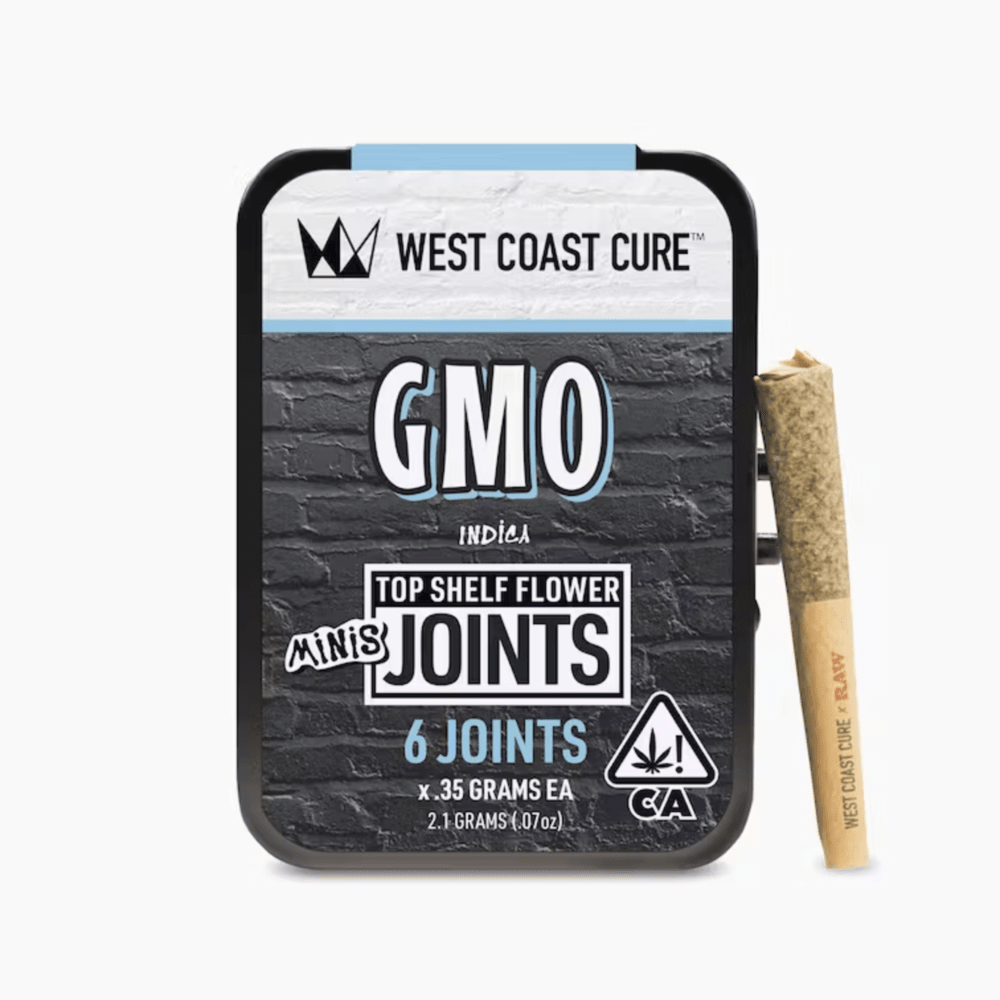 GMO - .35g CUREjoint 6 Pack (indica) pre-roll - West Coast Cure GMO - .35g CUREjoint 6 Pack (indica) pre-roll - West Coast Cure