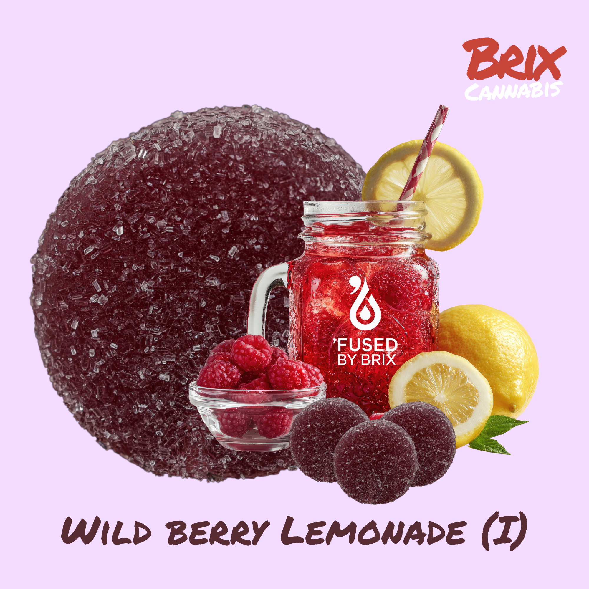 Shop BRIX Cannabis - Wild Berry Lemonade (I) Gummies (4.52mg 20pk ...