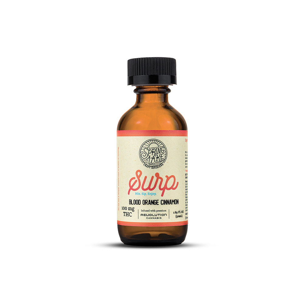 Blood Orange Cinnamon Surp [100mg] | Spring Lake | Surp Syrup - Jane