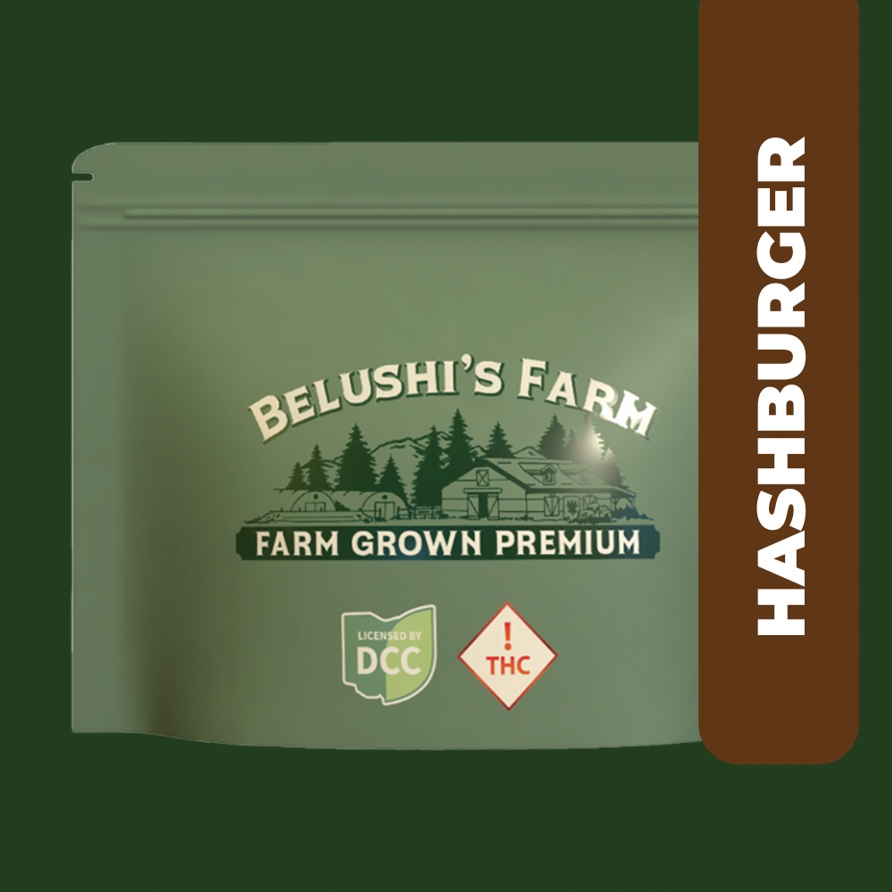 Hash Burger - 14.15g Shake - Indica | Belushi's Farm | Bloom