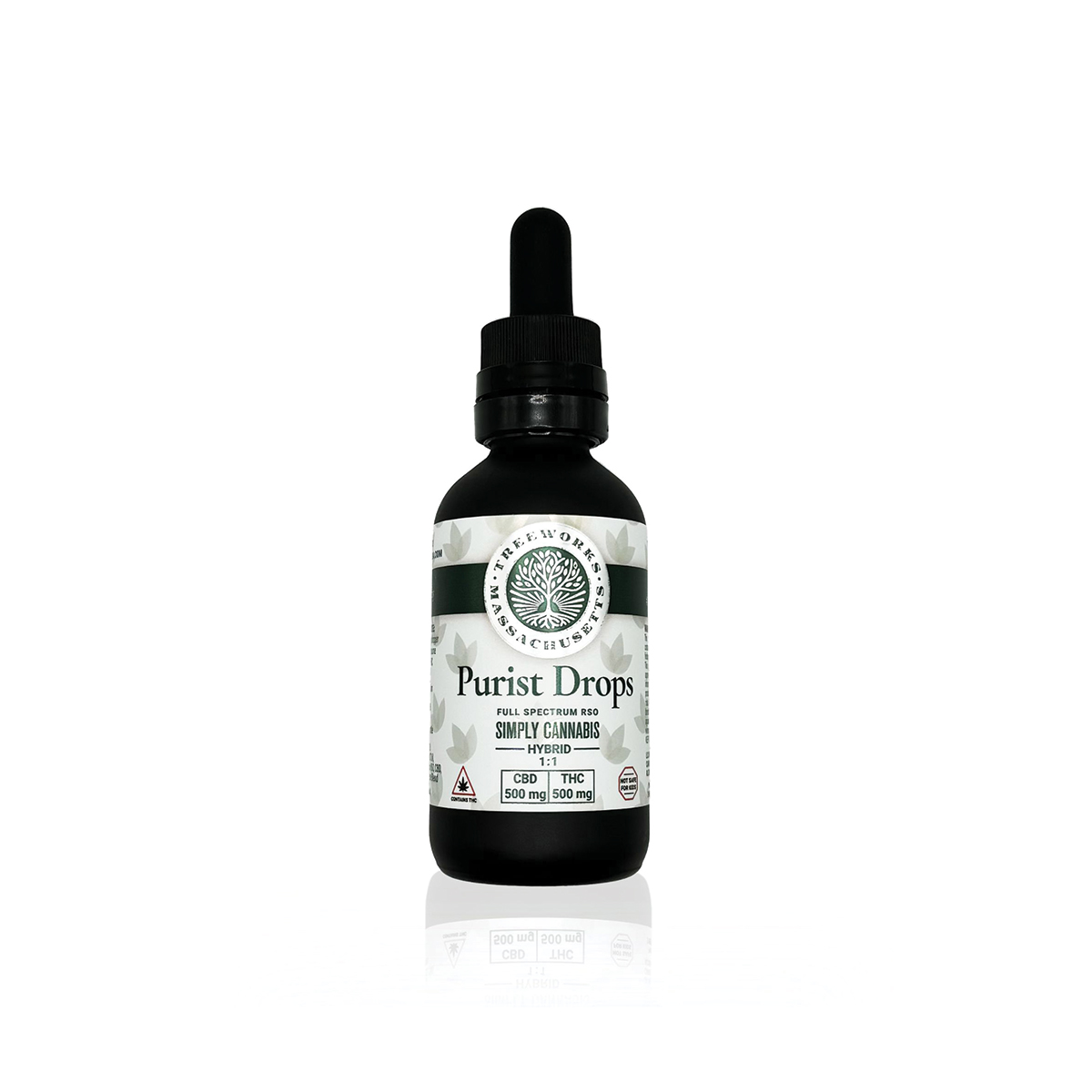 Purist Drops 1000mg TAC (500mg CBD | 500mg THC) | Treeworks | Simply ...