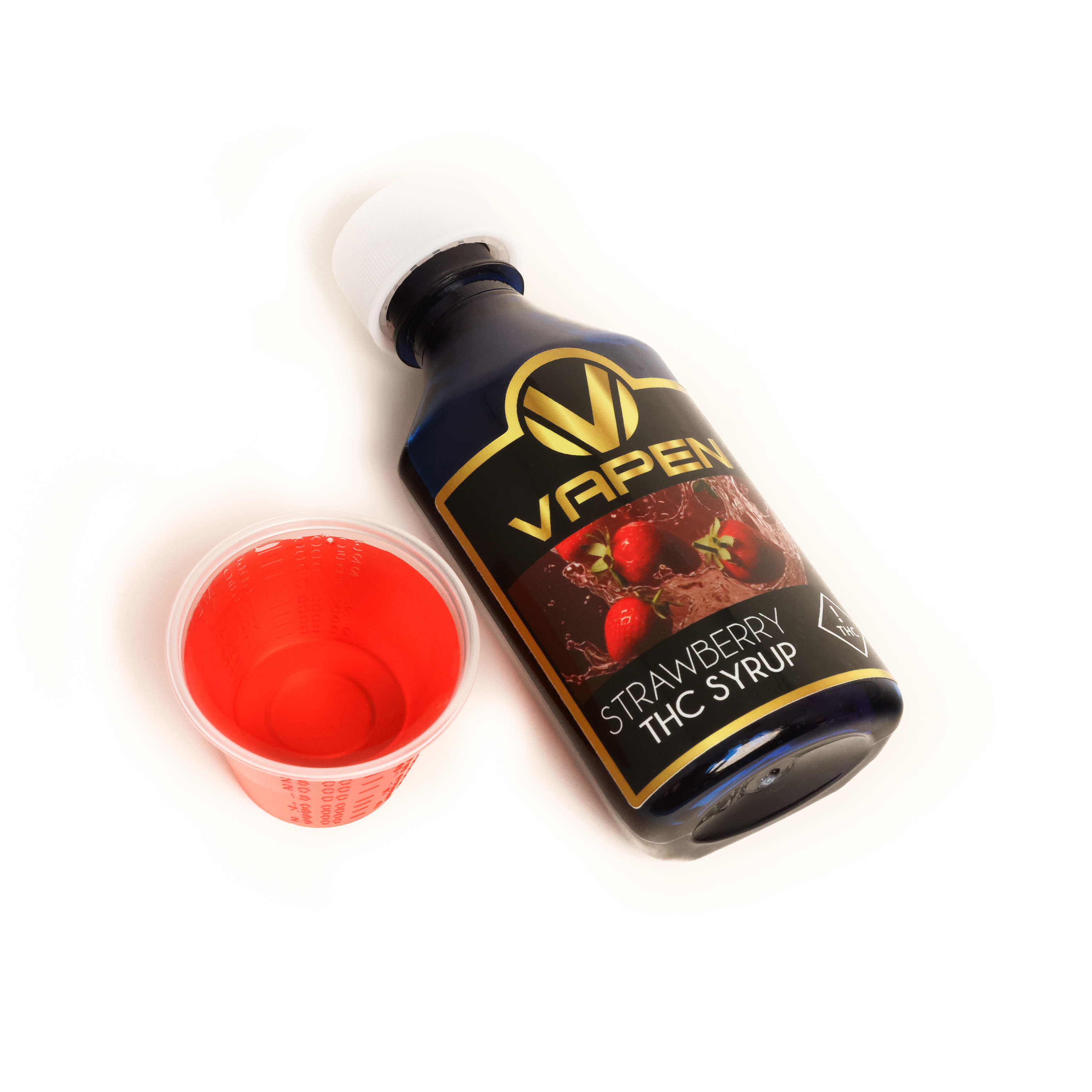 Strawberry Syrup - Syrups 100mg - Hybrid | Vapen | Bloom