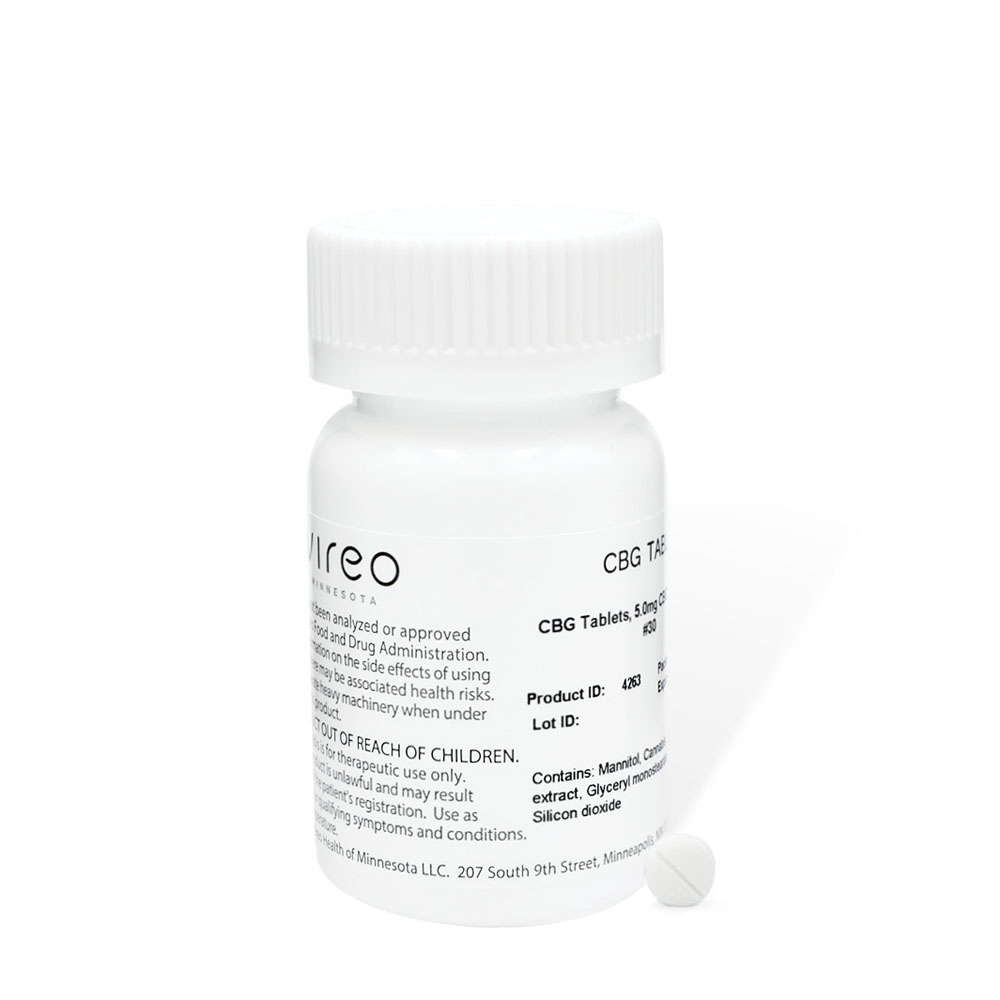 CBG [30ct] | Vireo | Tablets - Jane