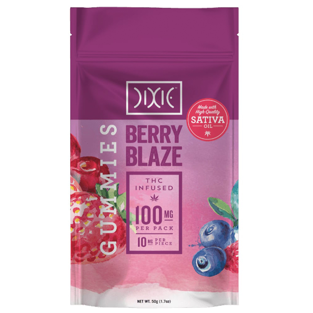 Signature Berry Blaze - Sativa (100mg) | Dixie | Gummies - Jane