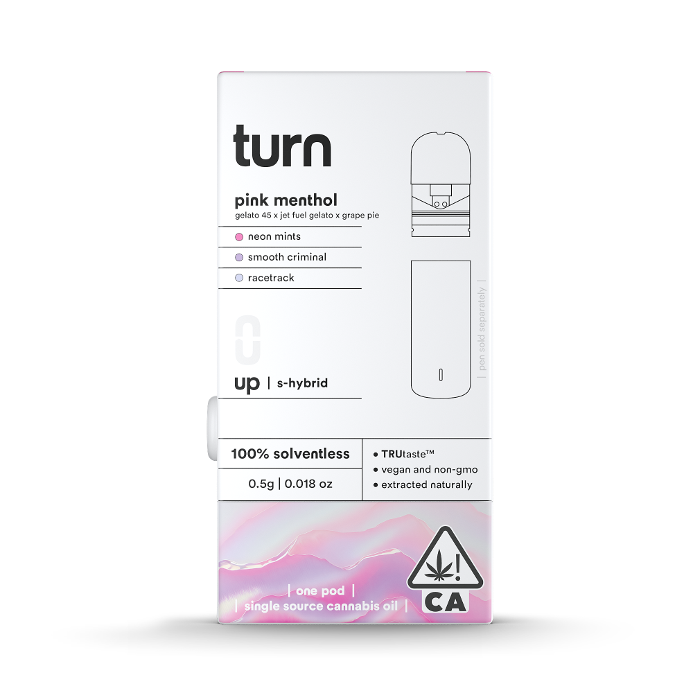 turn Pink Menthol Pod - Catalyst Cannabis Dispensaries in CA