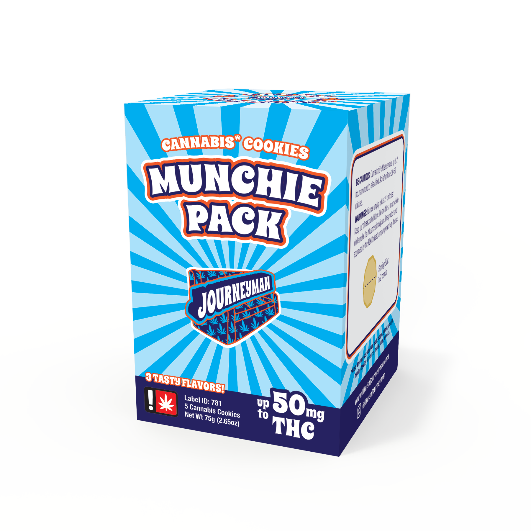 Munchie Pack (50mg, 10 pack) | Journeyman | Cookies - Jane