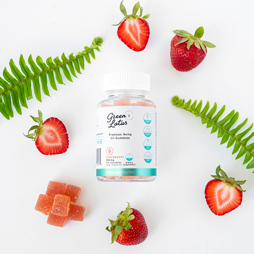 Strawberry | Green Lotus | Gummies - Jane