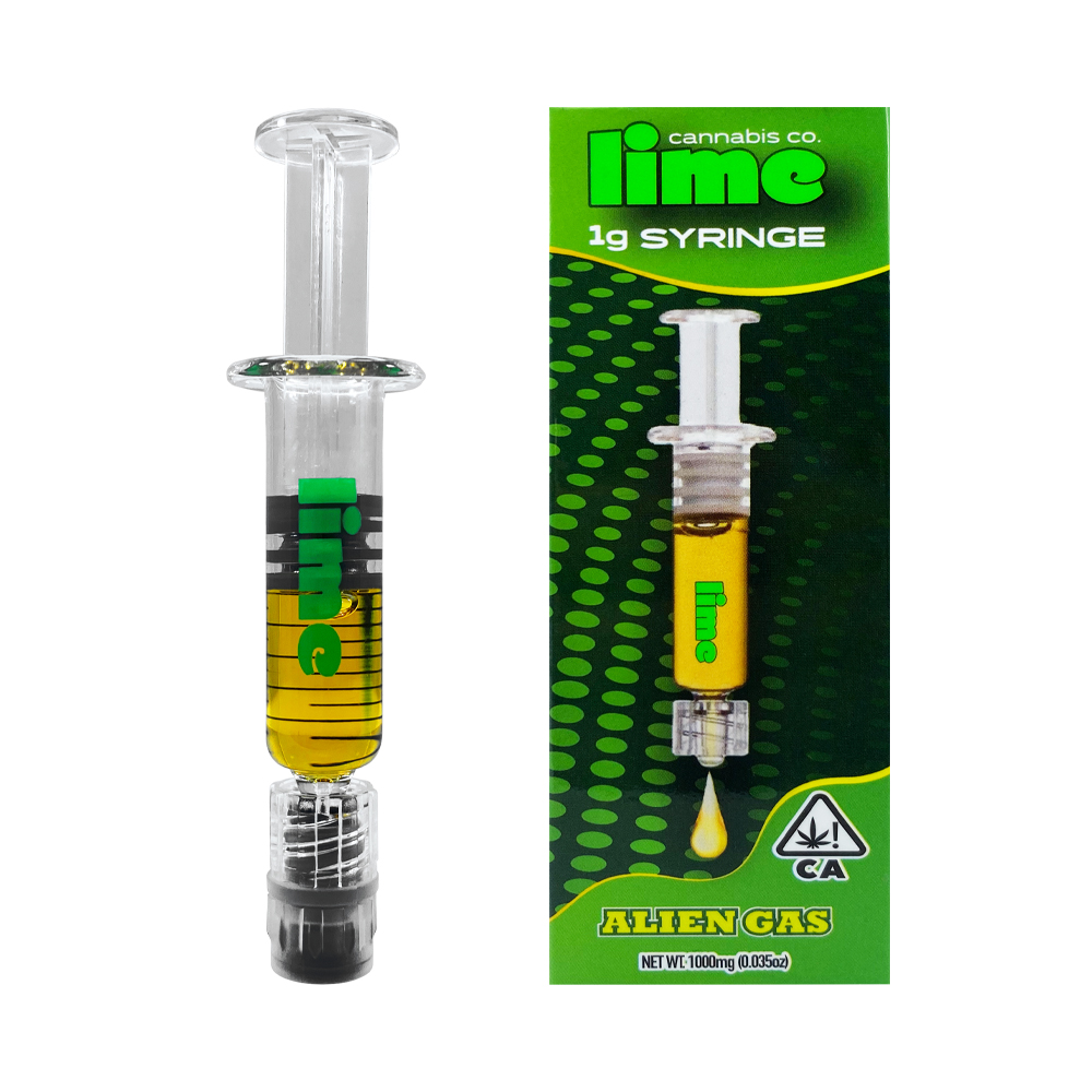 1000mg THC Syringe | Alien Gas | Lime | 1000mg THC Syringe - Jane