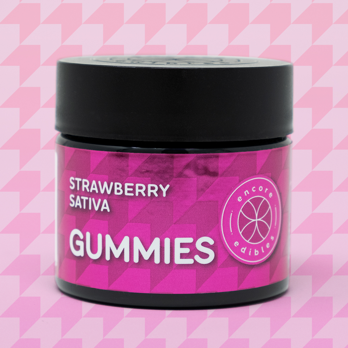 Strawberry Sativa 10pk 100mg Encore Edibles Gummies Jane