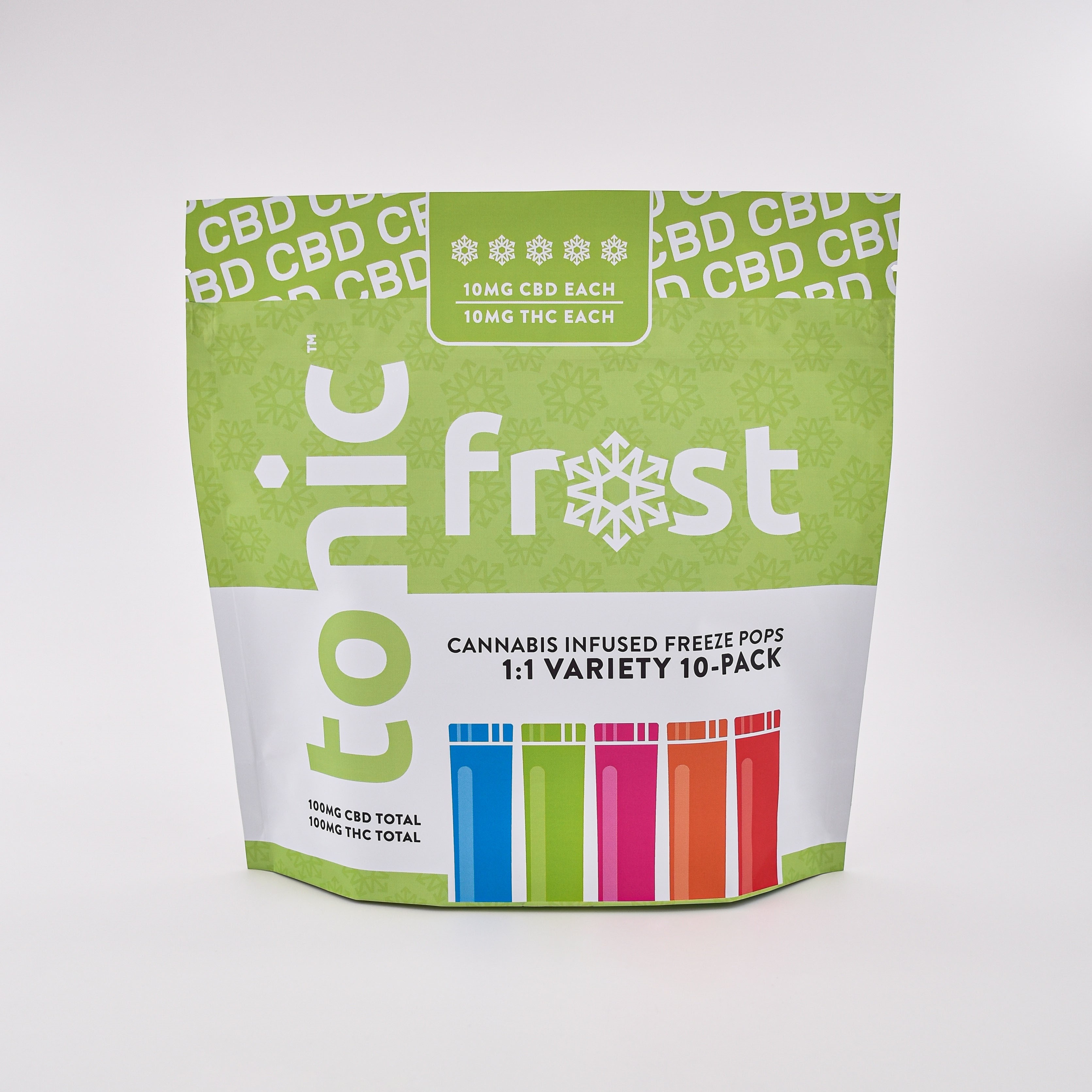 Multi-Pack [10pk] (100mg CBD/100mg THC) | PTS | Tonic Frost - Jane