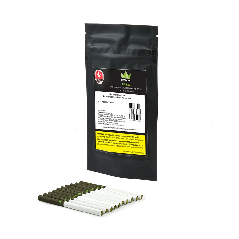 Black Cherry Punch [.5g] | Redecan | 10 Pack Pre Roll - Jane