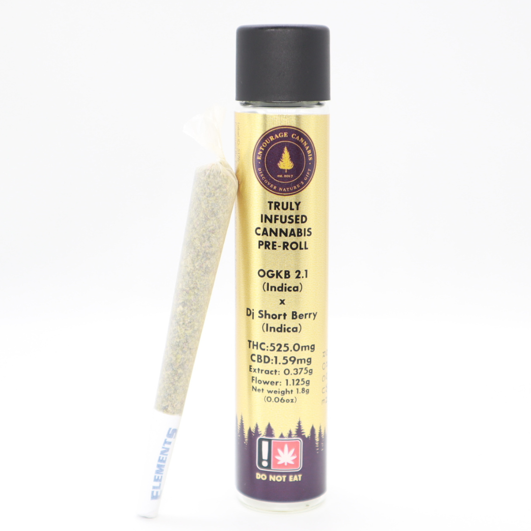 Blue Runtz x Purple Cream [1.8g] | Entourage | Infused Pre Roll - Jane