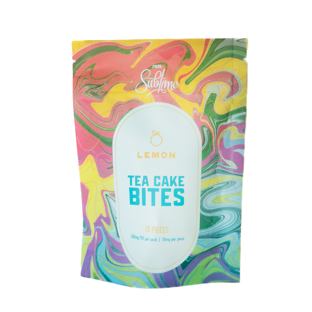 Lemon Tea Cake Bites (100mg) | Sublime Brands | Baked Goods - Jane