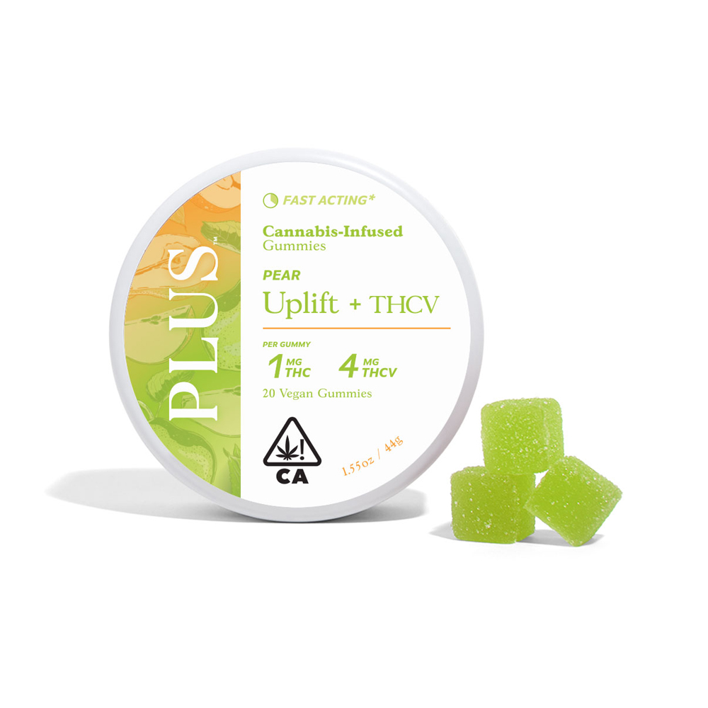 Pear Uplift 4:1 THCv [20pk] (80mg THCV/20mg THC) | Plus Products ...