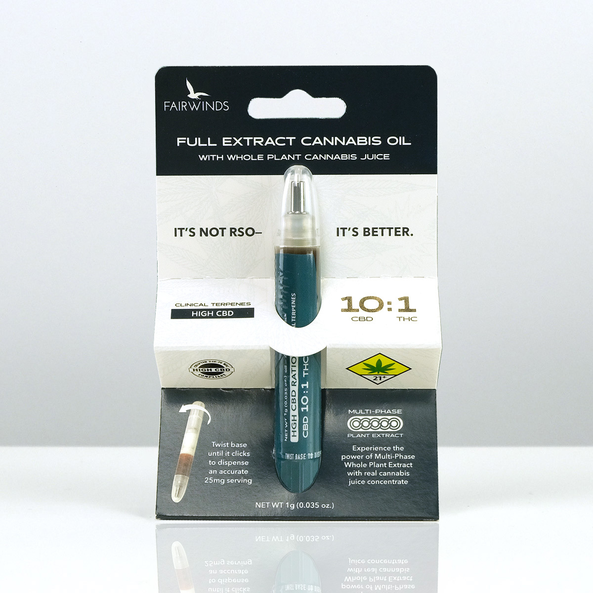 FECO 10:1 w/ Clinical Terpenes | Fairwinds | FECO Complete - Jane