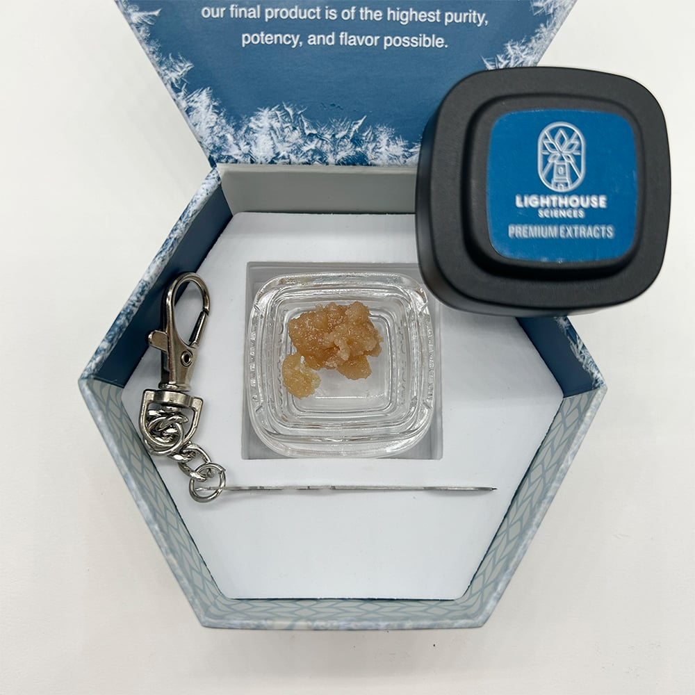 Blueberry Cupcake Cured Terp Sugar [1.68g] | Lighthouse Sciences ...