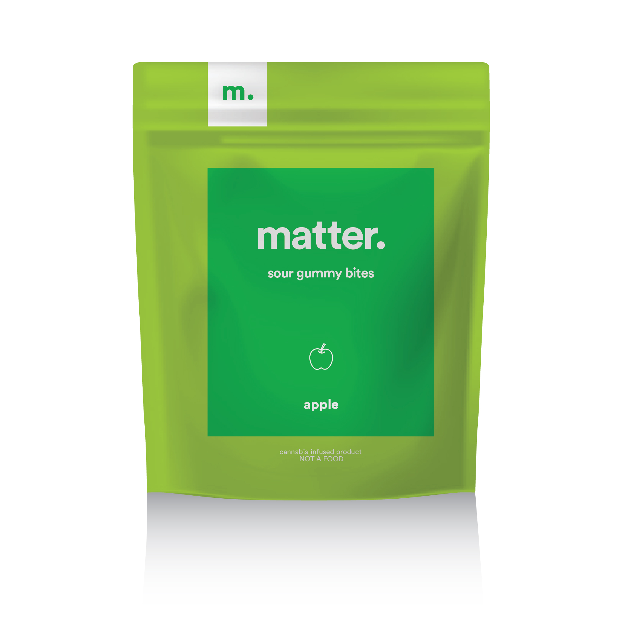 Apple 1:4 [20pk] (100mg THC/400mg CBD) | matter. | Sour Gummy Bites - Jane