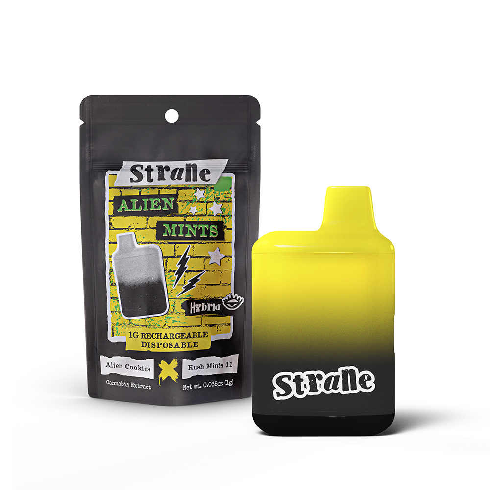 Alien Mints - 1g Distillate Disposables - Hybrid | Strane | Bloom