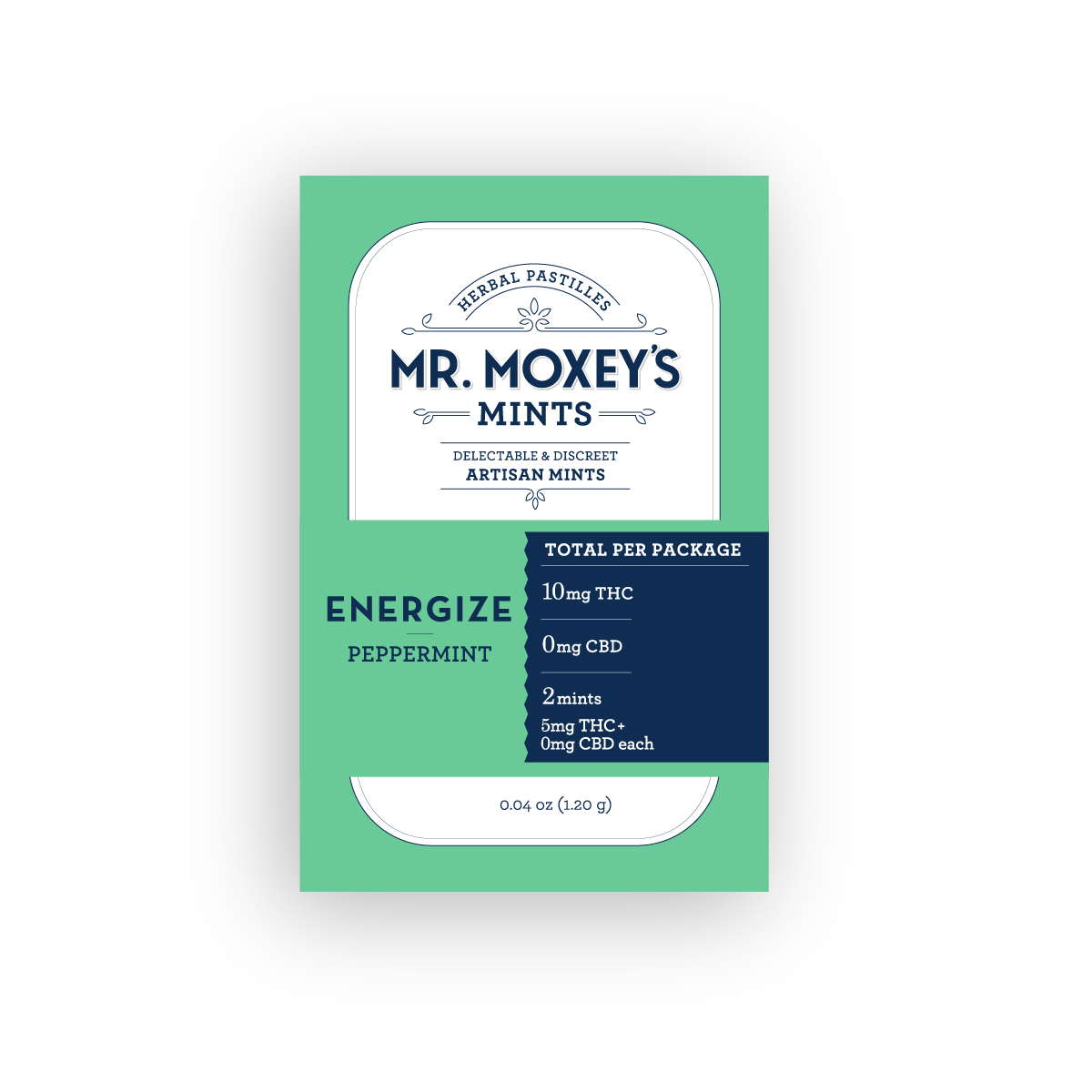 Energize Mints 2-Pack (10mg THC) | Mr. Moxey's | Trial Pack Mints - Jane