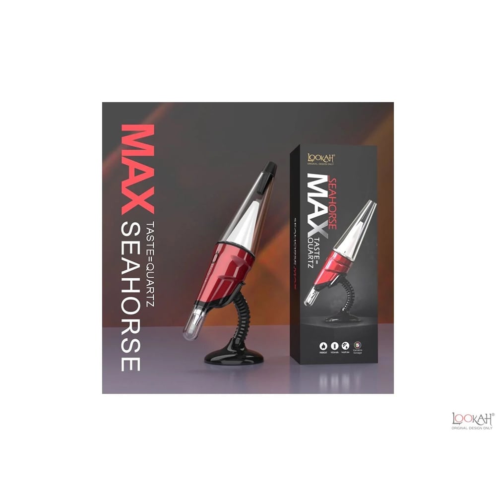 Seahorse MAX Electric Dab Pen & E-Nail [Orange] | Lookah | Seahorse ...