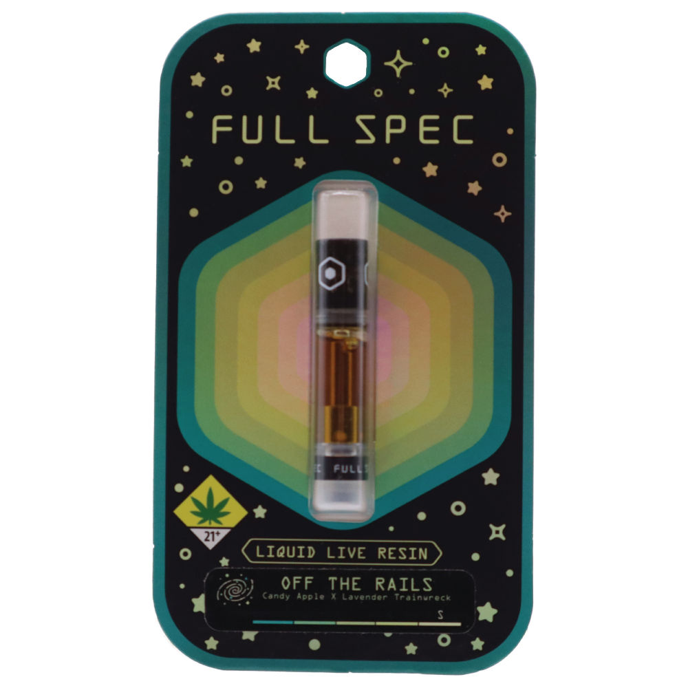 Off The Rails | Full Spec | Liquid Live Resin Cartridge - Jane