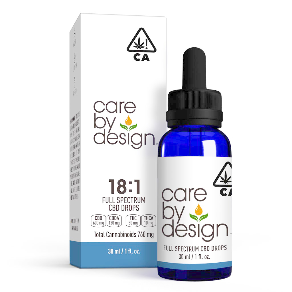 CBD 18:1 [30ml] (600mg CBD/30mg THC) | Care By Design | Drops - Jane