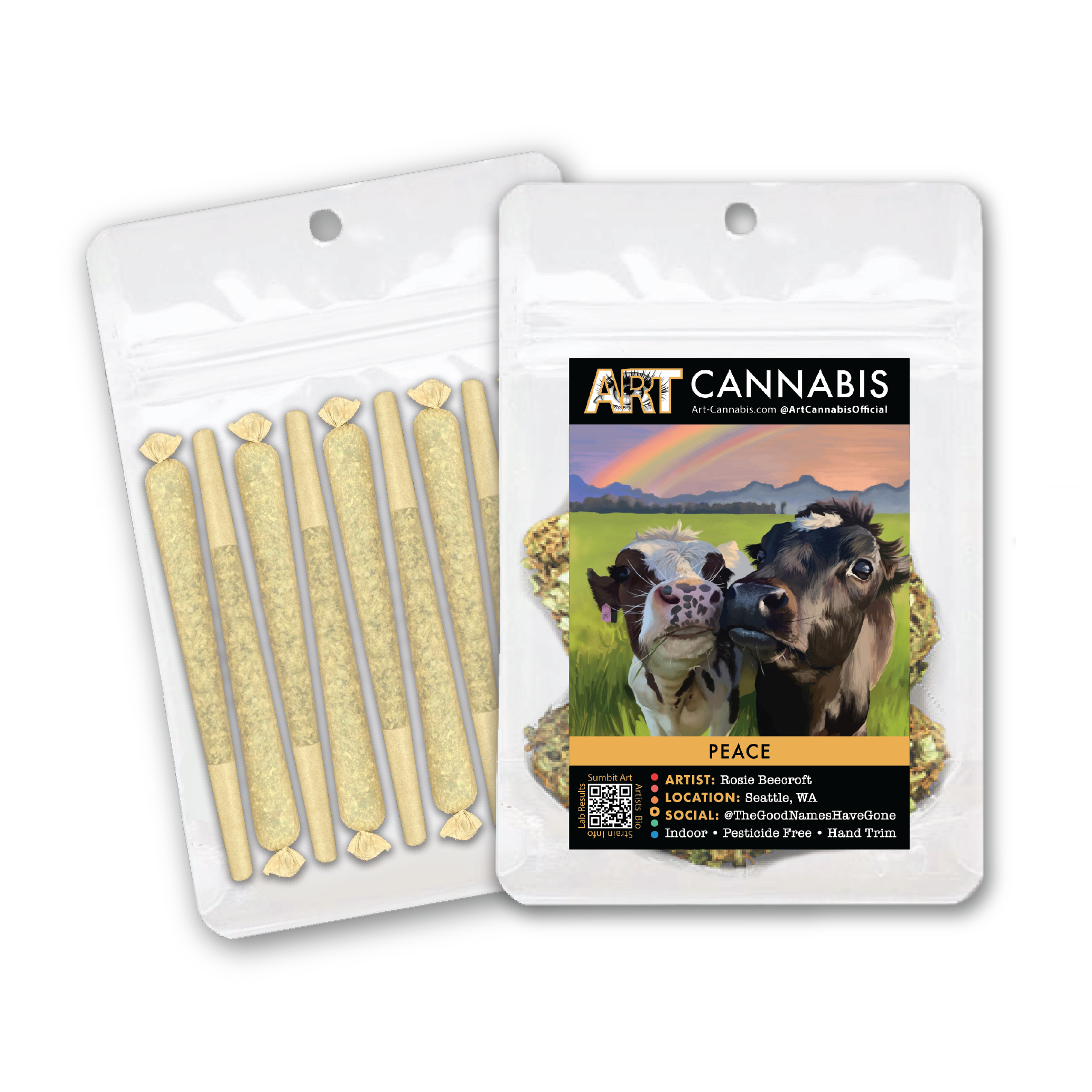 Cosmic Traveler [5 Pack .5g] | Art Cannabis | 5 Pack Pre Rolls - Jane