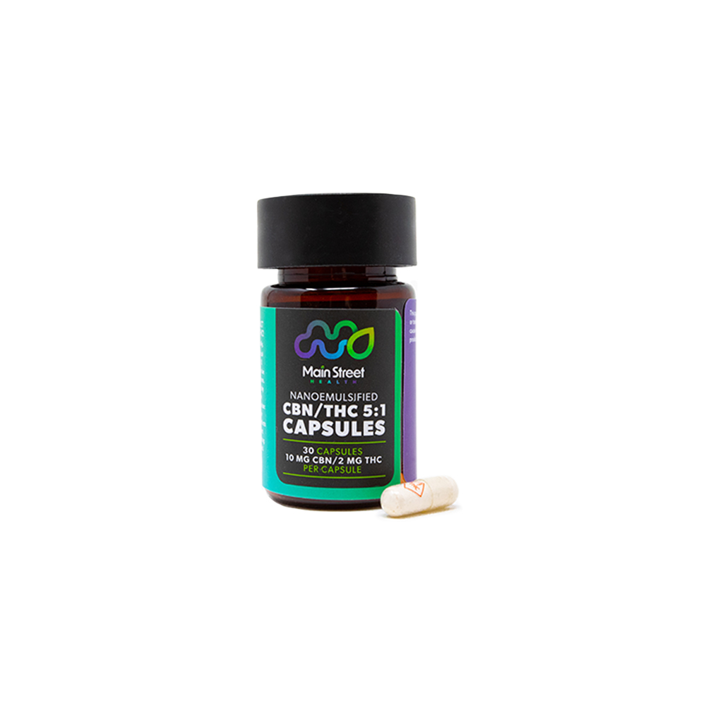 Capsules - 5:1 [30pk] (300mg CBN/60mg THC) | Main Street Health ...