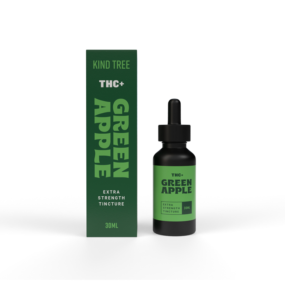 Green Apple THC+ [30ml] (850mg) | Kind Tree | Extra Strength Tincture ...