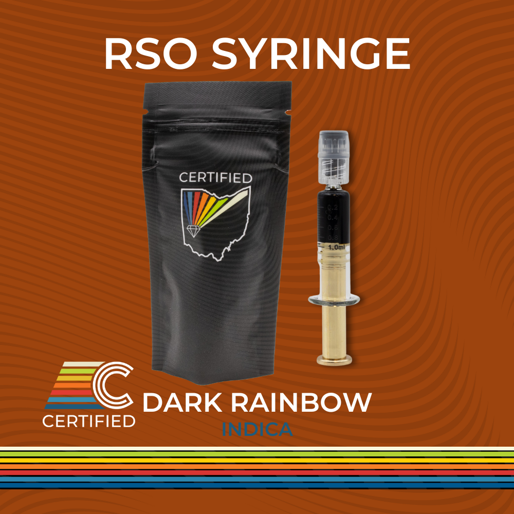 Dark Rainbow [.84g] | CERTIFIED | RSO Syringe - Jane
