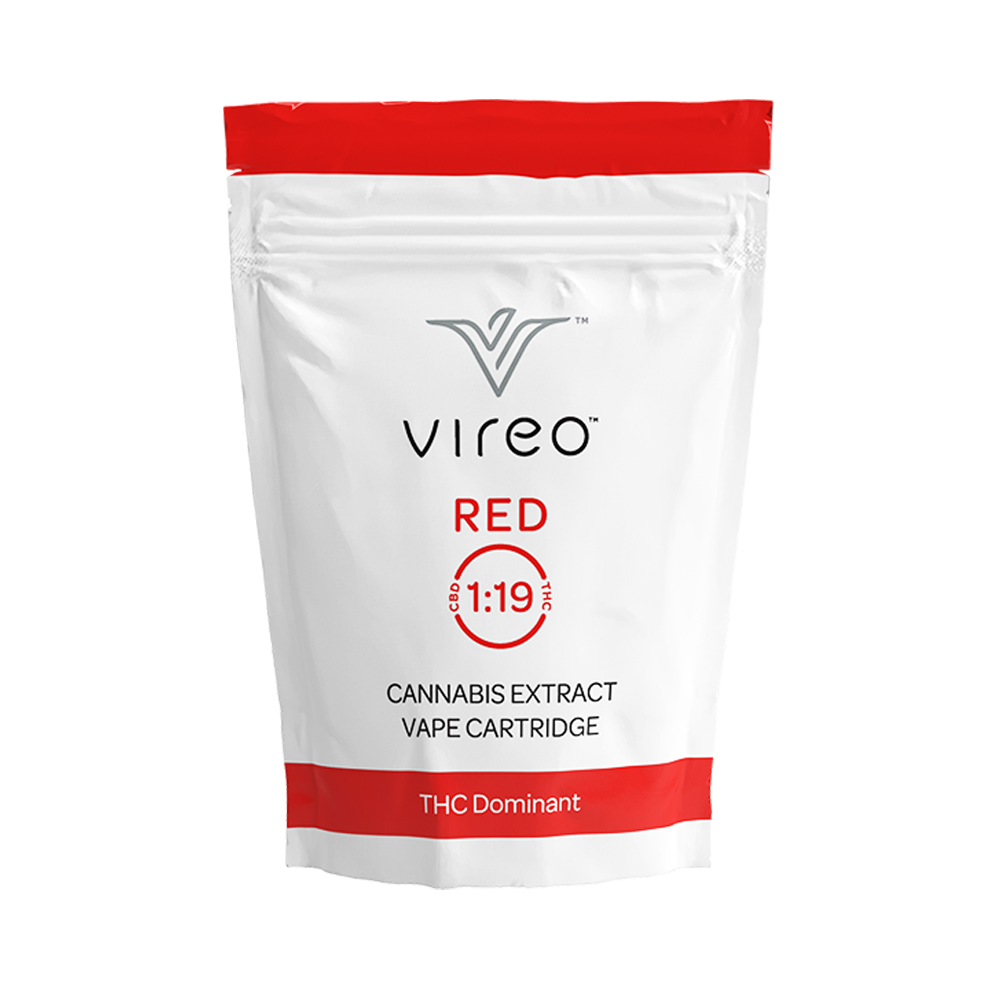Red Distillate Vaporizer Cartridge [1000mg] (GNP) | Vireo | Red ...
