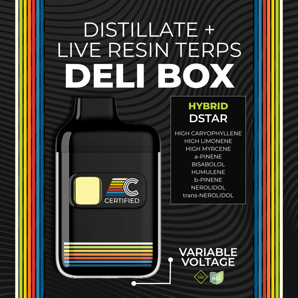 Dstar - 1g Distillate Disposables - Hybrid | CERTIFIED | Bloom