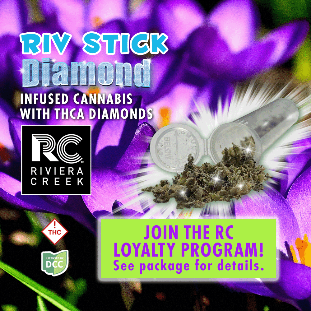 Diamonds Infused Flower Blend - 0.5g Riv Sticks - Hybrid | Riviera ...