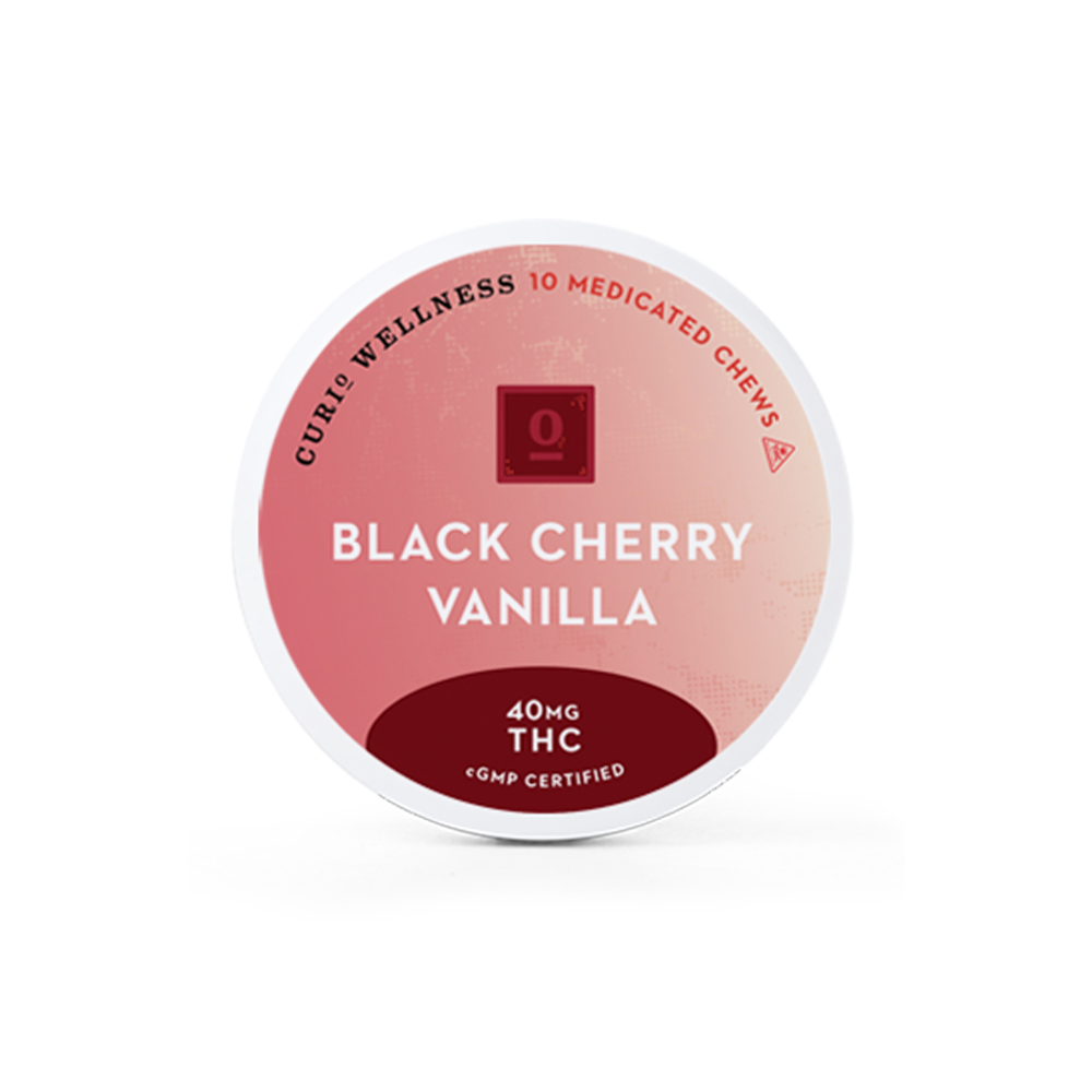 Black Cherry Vanilla (400mg) | Curio Wellness | Medicated Chews - Jane