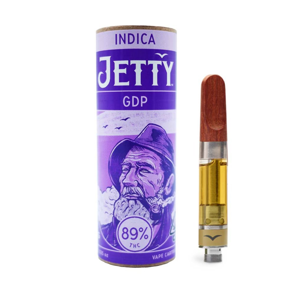 Granddaddy Purps | Jetty Extracts | HIGH THC Cartridge - Jane