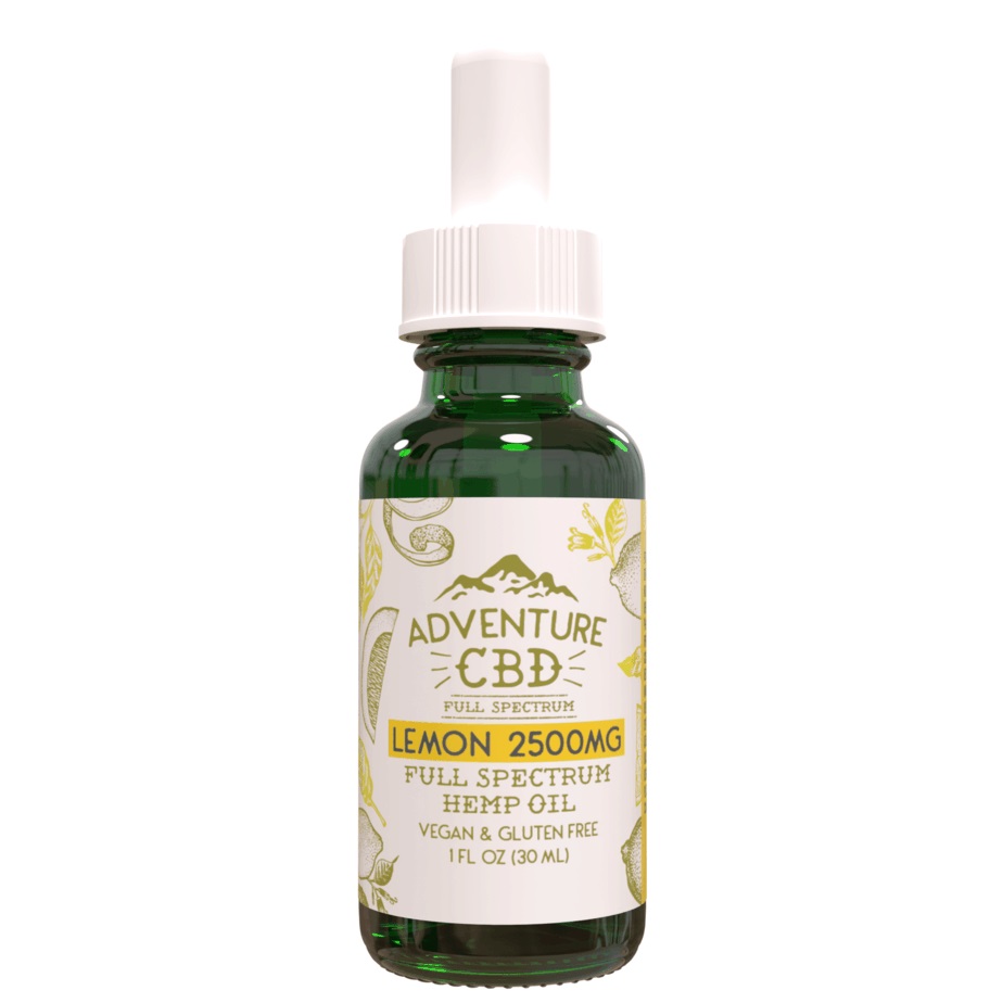 CBD Lemon (1000mg) | Adventure CBD | TIncture - Jane
