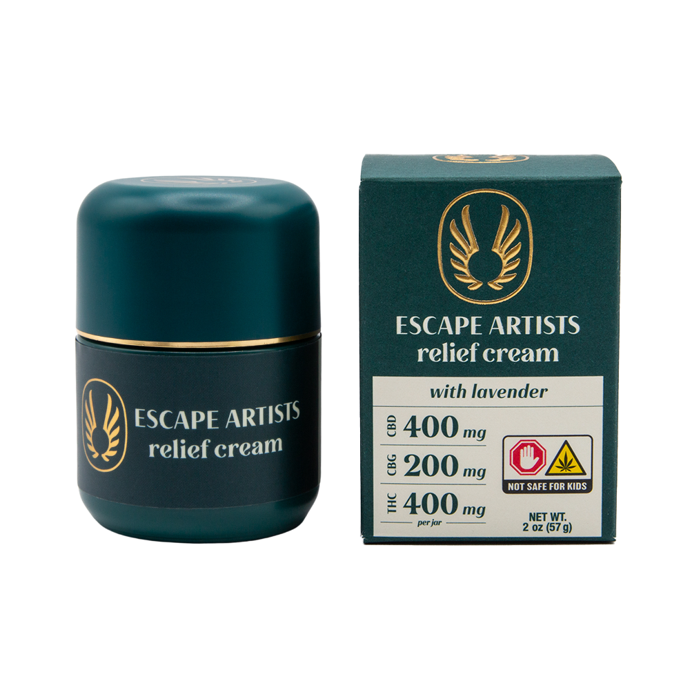 2:1:2 Relief Cream - Lavender [2oz] (400mg CBD/200mg CBG/400mg THC)