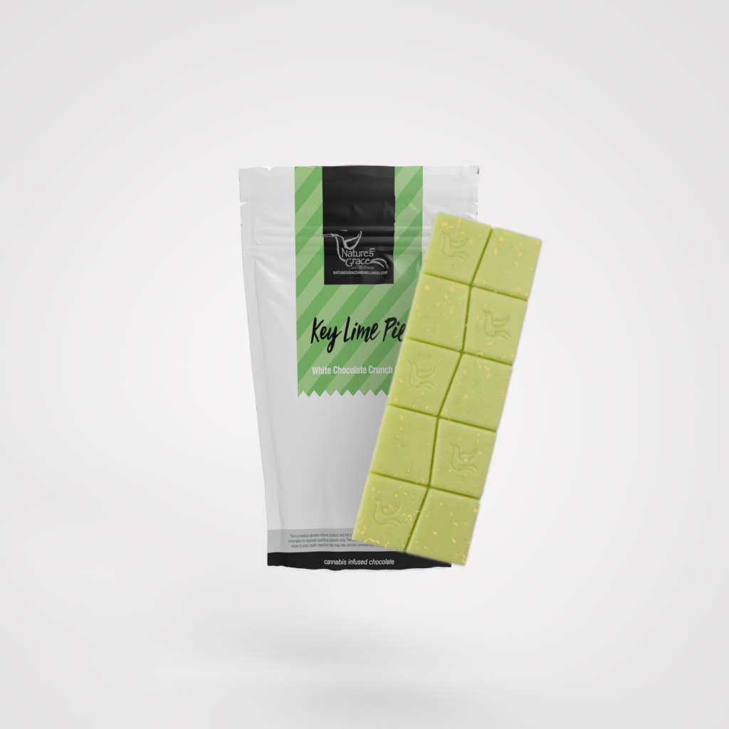 Key Lime Pie White Chocolate Bar (100mg) | Nature's Grace and Wellness ...