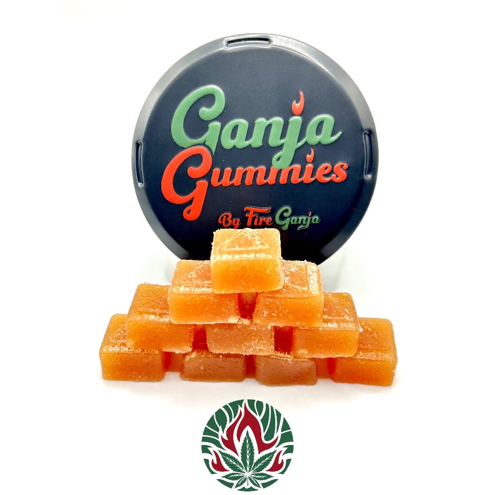 Ganja Gummies [10pk] (100mg) | Fire Ganja | Live Hash Gummies - Jane