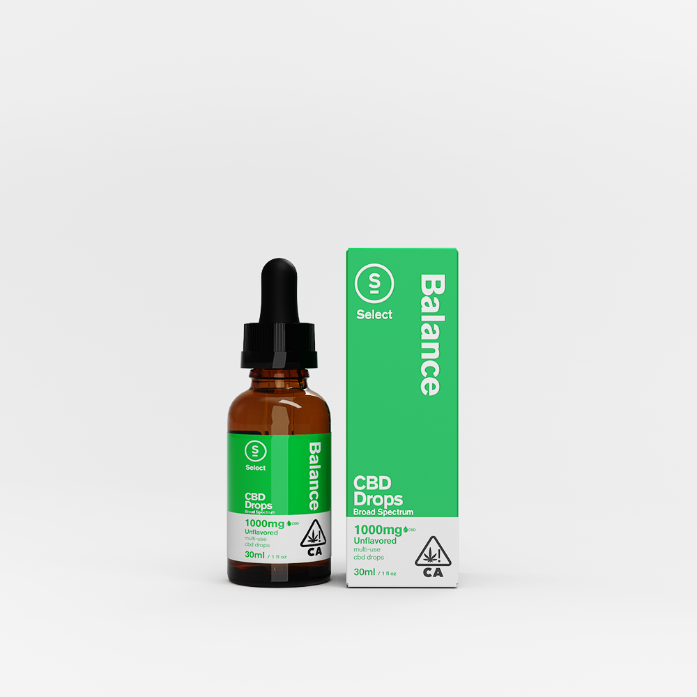 Balance - Unflavored [30ml] (1000mg CBD) | Select | CBD Drops - Jane