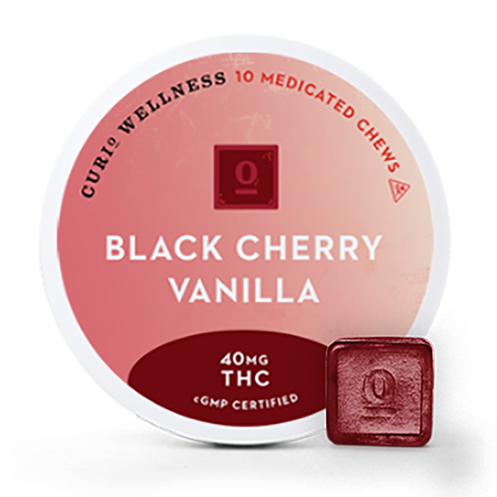 Black Cherry Vanilla [10pk] (400mg) | Curio Wellness | Medicated Chews ...
