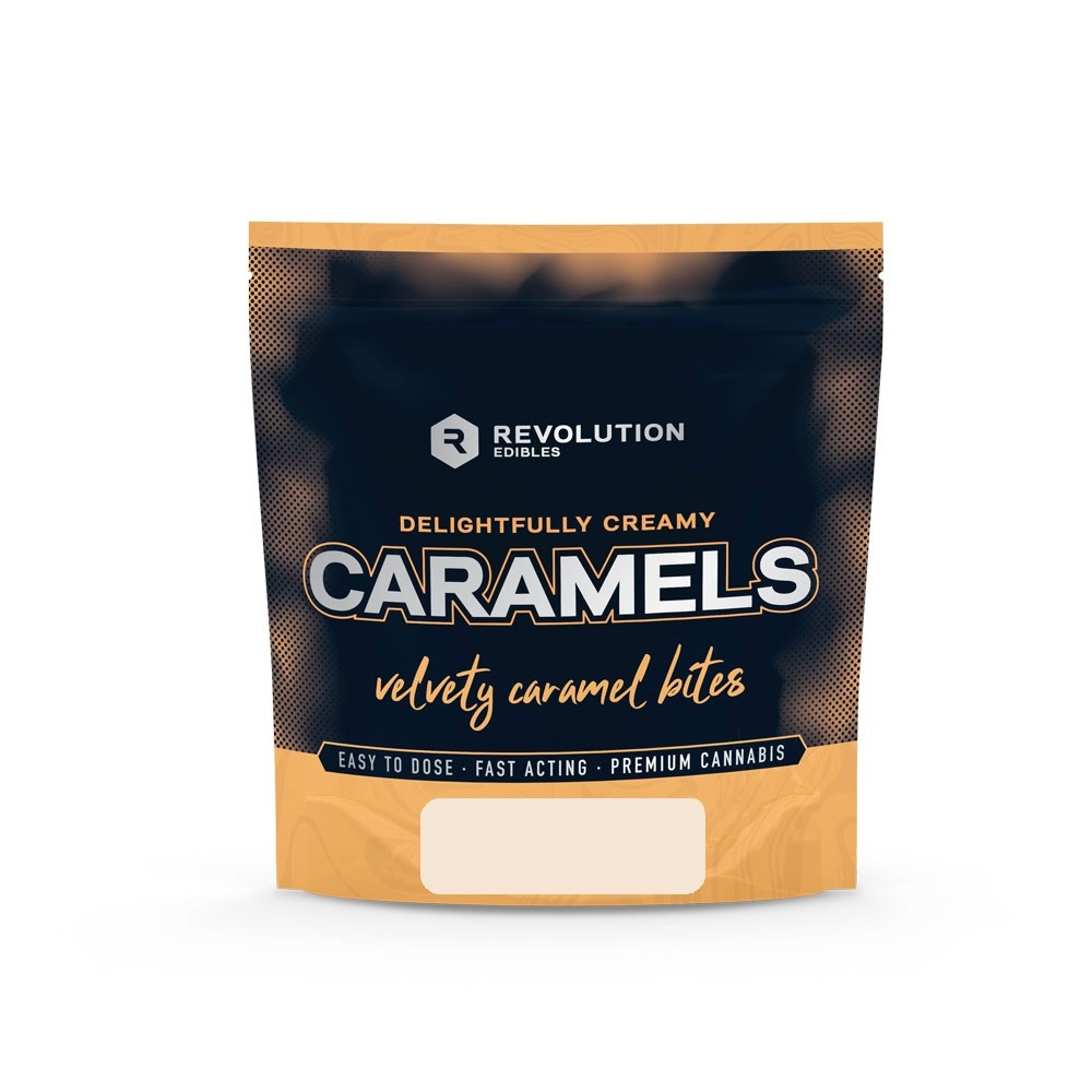 Creamy Caramels [1pk] (100mg) | Revolution Cannabis | Caramel Bite - Jane