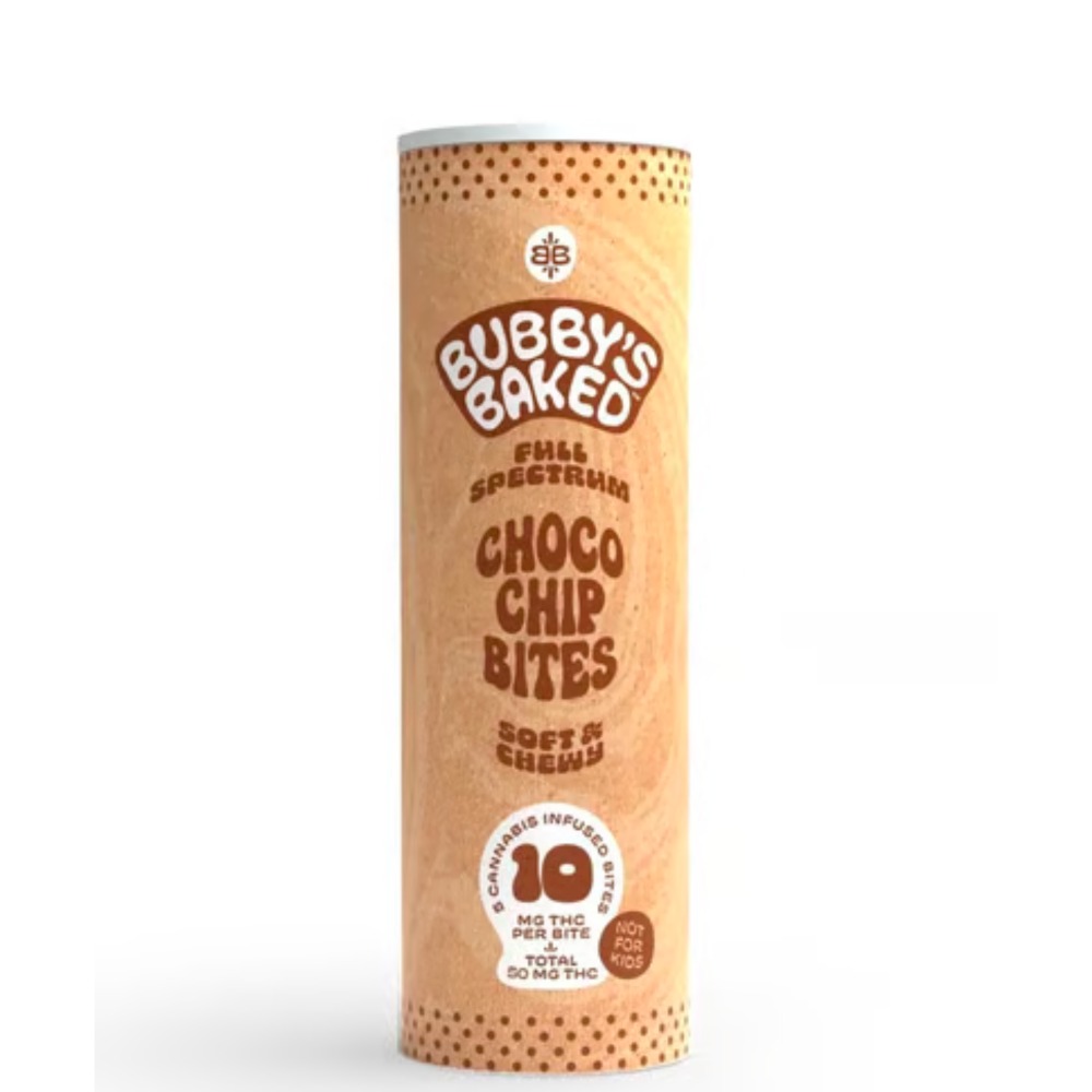 Chocolate Chip [5pk] (50mg) | Bubby's Baked | Full Spectrum Bites - Jane