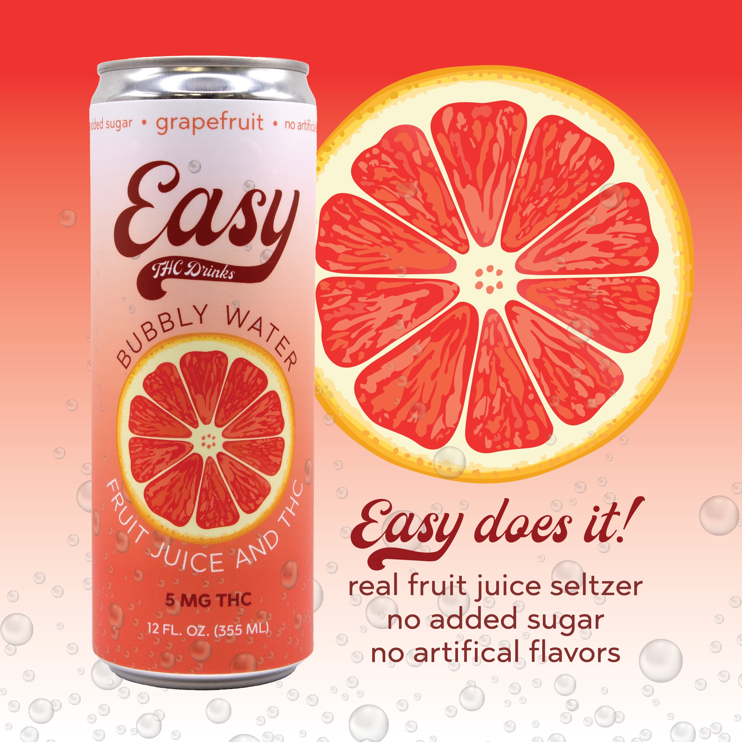 Easy THC Drinks Grapefruit [12oz] (5mg) - Tree House Craft Cannabis ...